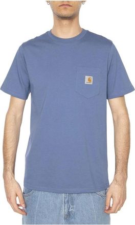 Carhartt Work in Progress Homme, Tops, Bleu, Taille: 2XL T-Chemises
