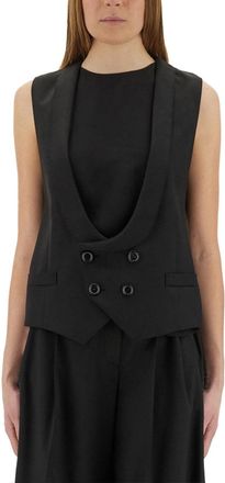 Moschino Virgin Wool Vest - Black