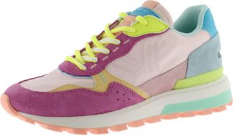 Victoria Sneaker Luna Mehrfarbige Nylon & VelourslederEins&auml;tzen & Profilierte Sohle 1156110 f&uuml;r Damen ROSA 40
