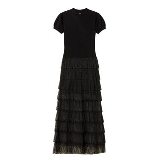 Twinset Femme, Robes, Noir, Taille: 38 FR Maxi Robes