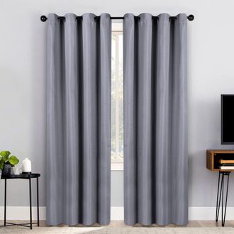 Superior Jaxon Halbverdunkelungsvorh&auml;nge, modern, strukturiert, 132,1 x 213,4 cm, &Ouml;senleiste, Sonnenblockierung und Raumverdunkelungsvorh&auml;nge f&uuml;r Schlafzimmer,