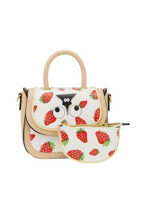 Mymo Handtasche Handtasche Frauen Wei&szlig; Beige