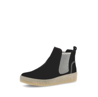 Gabor Damen Chelsea Boots, Frauen Stiefeletten,Holly-Jolly,Nappa-Leder,Night-Blue,Off-White,Oliv,offen,Visone,schwarz (S.Natur),42 EU / 8 UK