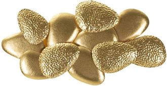 Dmora Wandlampe Castrocaro, Wandleuchte, Licht, Wandstrahler, 60x11 h31 cm, Gold - Dmora