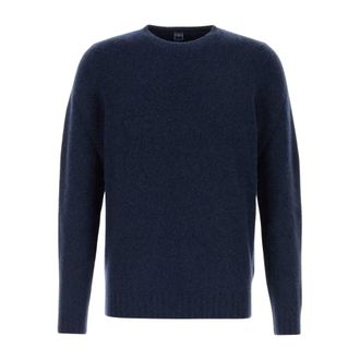 Fedeli Rundhals-Strickware - - Knitwear - Herren - Blau - S