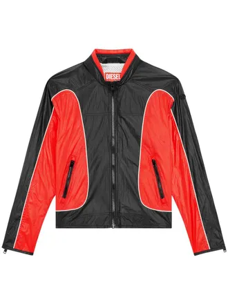 Diesel veste bomber J-Blinkid-A &agrave; couleurs - Noir