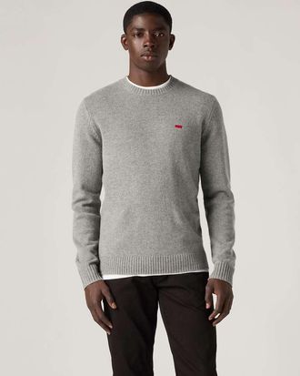 Levi's Original Hm Dundalk - Sweatshirt in Grau mit Sprenkel-Muster
