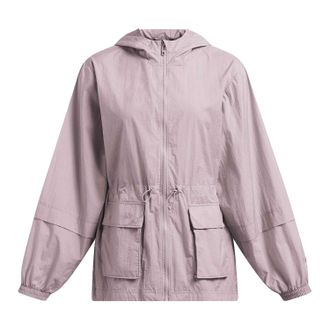 Under Armour Windjacke f&uuml;r Damen, Taillenschn&uuml;rung (Grau)