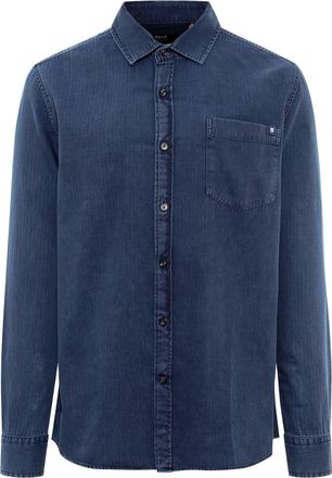 Mavi Herren Long Sleeve Shirt, Indigo, L