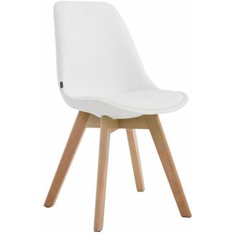 Clp Chaise de salle &agrave; manger manado &agrave; la nature de Blau, colore : Blanc