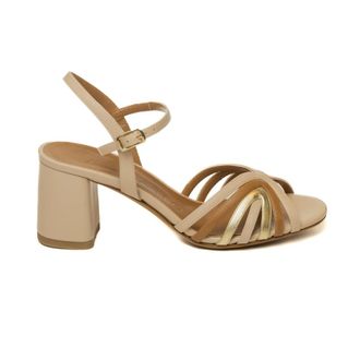 Albano Femme, Chaussures, Beige, Taille: 38 EU 401 Sandale Soft-Nude Combo