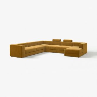IKEA J&Auml;TTEBO Sofa, U-Form/7-sitzig