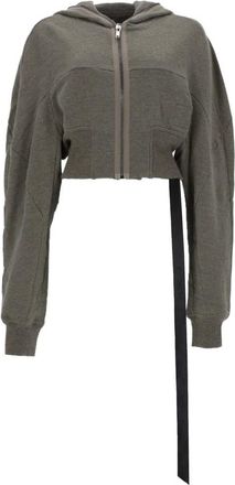 Rick Owens Femme, Sweatshirts et sweats &agrave; capuche, Gris, Taille: 38 FR Collage Gimp Sweat &agrave; capuche