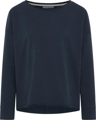 Elbsand Riane Damen Sweatshirt, Rundhalsausschnitt, leicht kastige Schnittform