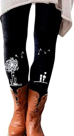 Onsoyours Legging Chaud Femme Hiver Leggings Elastique Chaud Epais Femmes Pantalons Taille Haute Legging Femme Hiver pour Sports Loisirs B Noir S