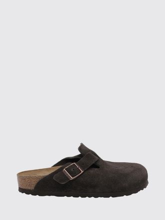 Birkenstock Mules Boston en daim avec bride r&eacute;glable