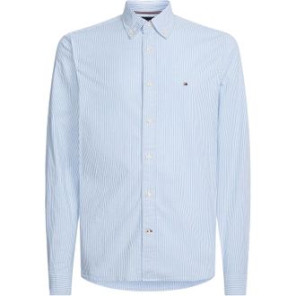 Tommy Hilfiger 1985 Button-Down-Hemd f&uuml;r Herren, Flex (Blau)