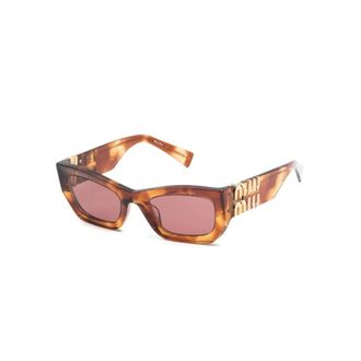 Miu Miu Damen, Accessories, Braun, 53 MMGr&ouml;&szlig;e