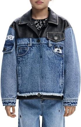 Desigual COAT_SUNN, 5053 DENIM MEDIUM WASH, 13/14