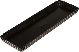 Ibili Ibili Moka 823036 Backform, rechteckig, mit herausnehmbarem Boden, Stahl, mit Antihaftbeschichtung, 36 x 13 cm