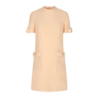 Valentino Garavani Cr&ecirc;pe Couture Kleid - - Dresses - Damen - Beige - XS