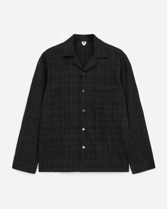 Arket Pyjamahemd Aus Flanell -Grau