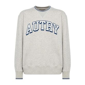 Autry Grauer Logo-Sweatshirt - Relaxed Fit - - Sweatshirts & Hoodies - Herren - Grau - XL