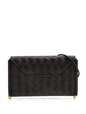 Bottega Veneta sac &agrave; bandouli&egrave;re Solstice Phone Pouch (2021-2025) - Noir