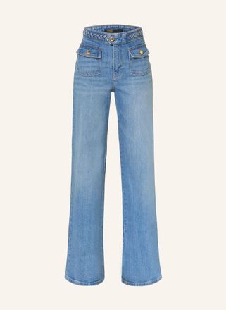 Maje Wide Leg Jeans blau