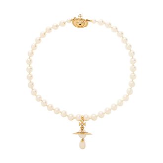 Vivienne Westwood Choker mit Charme - - Accessories - Damen - Gelb - ONE SIZE