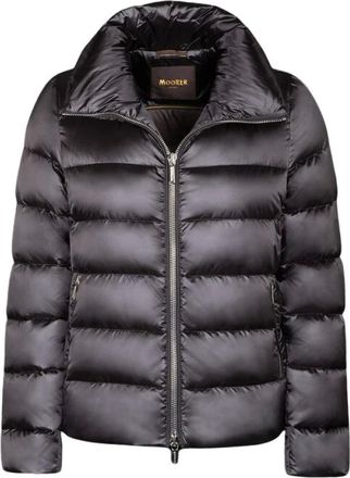 Moorer Femme, Vestes, Noir, Taille: 36 FR Argentea-HC