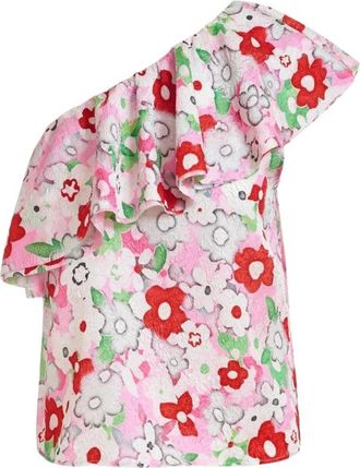 Essentiel Jiland Asymmetrisches R&uuml;schenoberteil - - Blouses & Shirts - Damen - Mehrfarbig - S