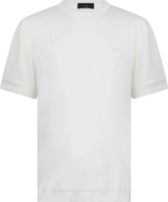 Liu Jo Homme, Tops, Blanc, Taille: S Maglia Shortcrepe