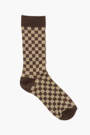 Undercover Cotton Socks with Lurex Check Pattern size Unica