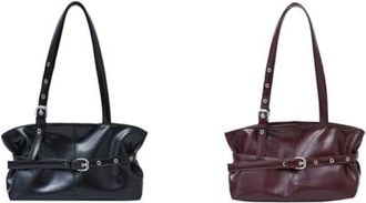 Generic Sac sous les bras en cuir PU &eacute;l&eacute;gant pour voyages, travail et shopping - 310x110x200 mm