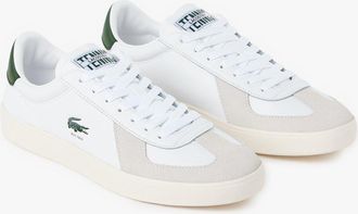 Lacoste Baskets en cuir et coton m&eacute;lang&eacute;s