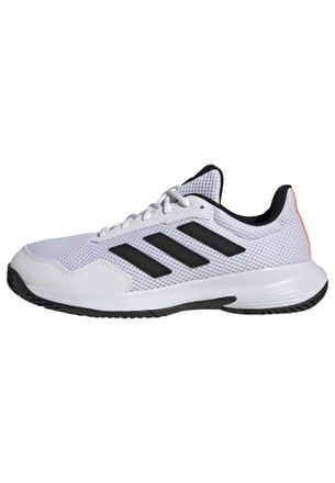 adidas Unisex Court Spec 2 Tennis Shoes, FTWR White/core Black/Lucid Orange, 38 2/3 EU