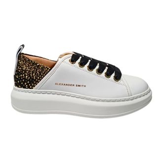 Alexander Smith Femme, Chaussures, Blanc, Taille: 35 EU Pelle Baskets