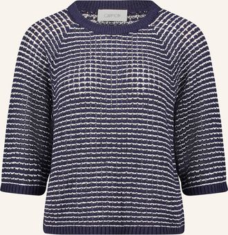 Cartoon Cartoon Pullover Mit 3/4-Arm blau