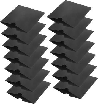 DOITOOL 25 St&uuml;ck Teiliges CD DVD Kraftpapier H&uuml;llen Sch&uuml;tzende Aufbewahrungstaschen aus Braunem Kraftpapier Kratzfest und Langlebig f&uuml;r Zuhause B&uuml;ro und Schul