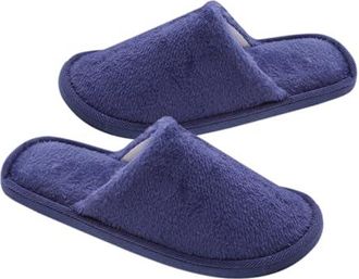 Yarnow Pantoufles Int&eacute;rieur Chaudes Coton Pantoufles Antid&eacute;rapantes Pour Homme Et Femme Confortables