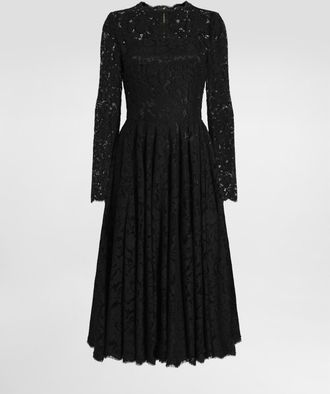 Dolce & Gabbana Lace Dress - Frau Kleider Schwarz 42
