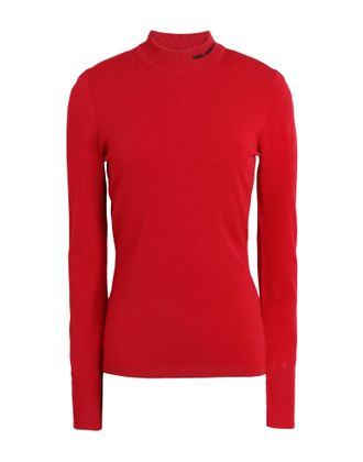 Karl Lagerfeld Logo Mock Neck Sweater