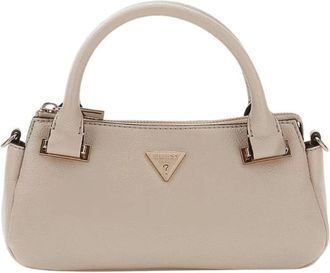 Guess Femme, Sacs, Beige, Taille: ONE Size Evie Mini Satchel