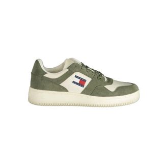 Tommy Hilfiger Polyester Sneaker - - Shoes - Herren - Gr&uuml;n - 45 EU