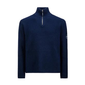 Murphy & Nye Fender Pullover - - Knitwear - Herren - Blau - XL