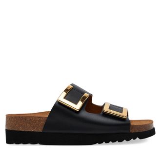 Scholl Pantoletten Scholl Mules Black Monterey 2 Straps Ad F305841004 1004 Schwarz