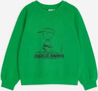 Arket Peanuts Sweatshirt -Gr&uuml;n