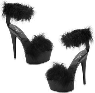 Frcolor Sandales Femme Talon Haut Flirting Sandals Été Confortable Antidérapant Élégant Noir