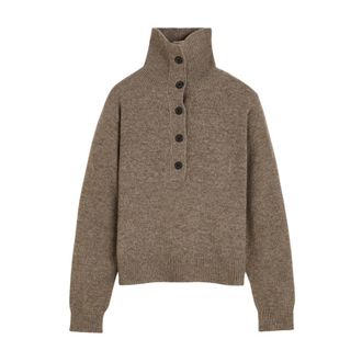 AIAYU Franco Pullover - - Knitwear - Damen - Braun - M